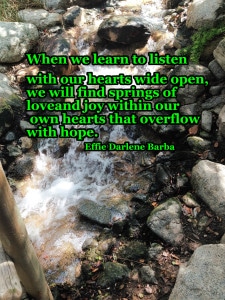 HOW TO ACTUALLY LISTEN WITH YOUR HEART WIDE OPEN ⋆ Effie Darlene Barba