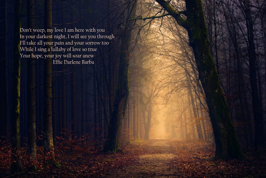 No llores mi amor - La canción de Dios para ti ⋆ Effie Darlene Barba